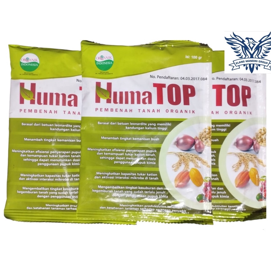 Jual Humatop Huma top 100 Gram Asam Humat Pembenah Tanah Organik Prima Agro Tech | Shopee Indonesia
