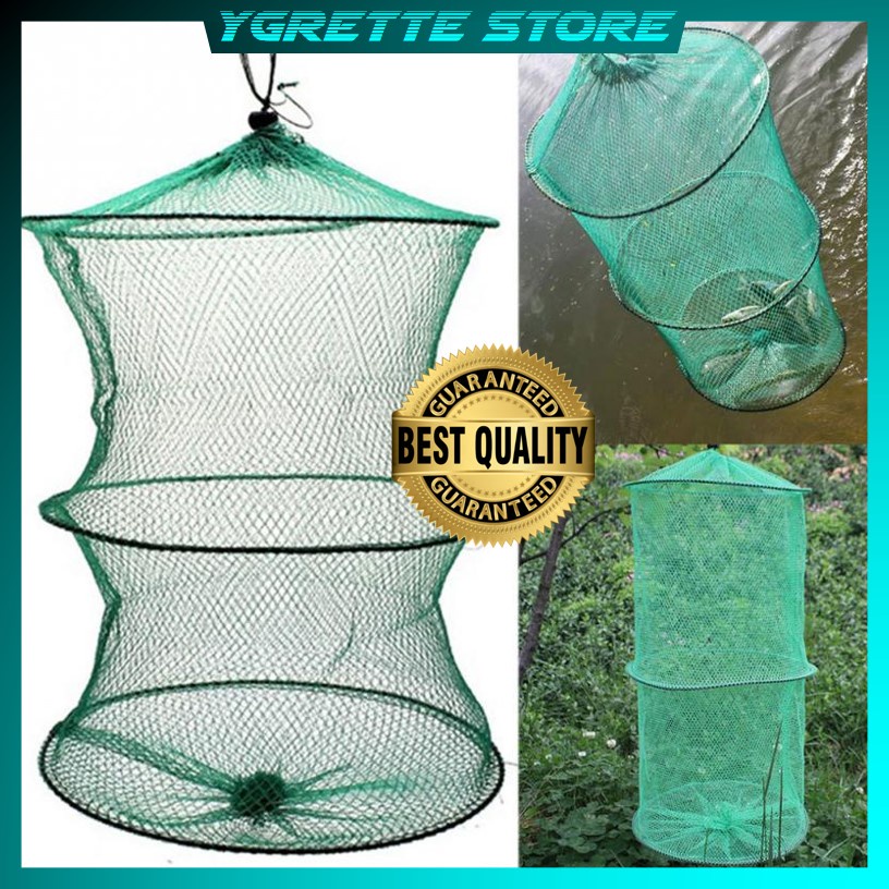 Jual YGRETTE - TONQUU Jaring Pancing Ikan Udang Shrimp Fishing Net Cage ...