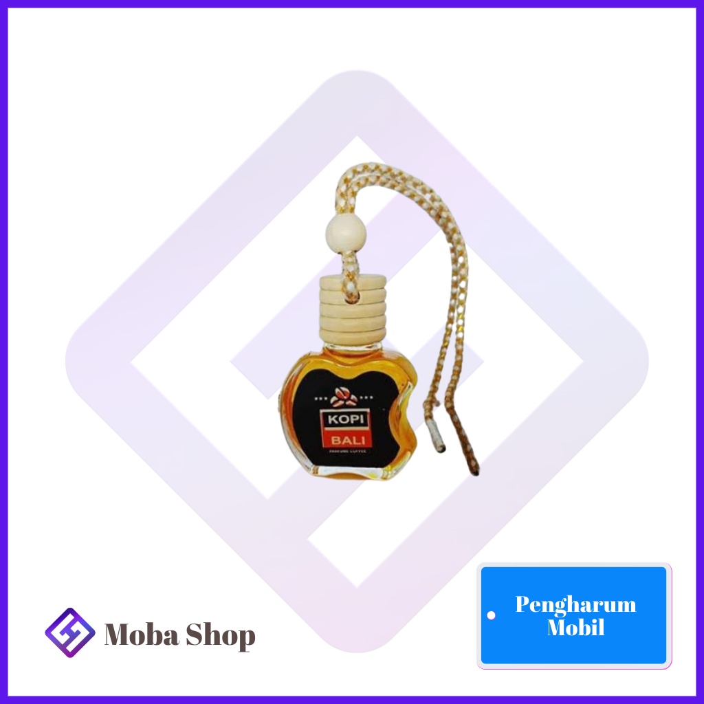 Jual Pengharum Mobil KOPI BALI BOTOL APEL / Pewangi Mobil Aroma KOPI ...