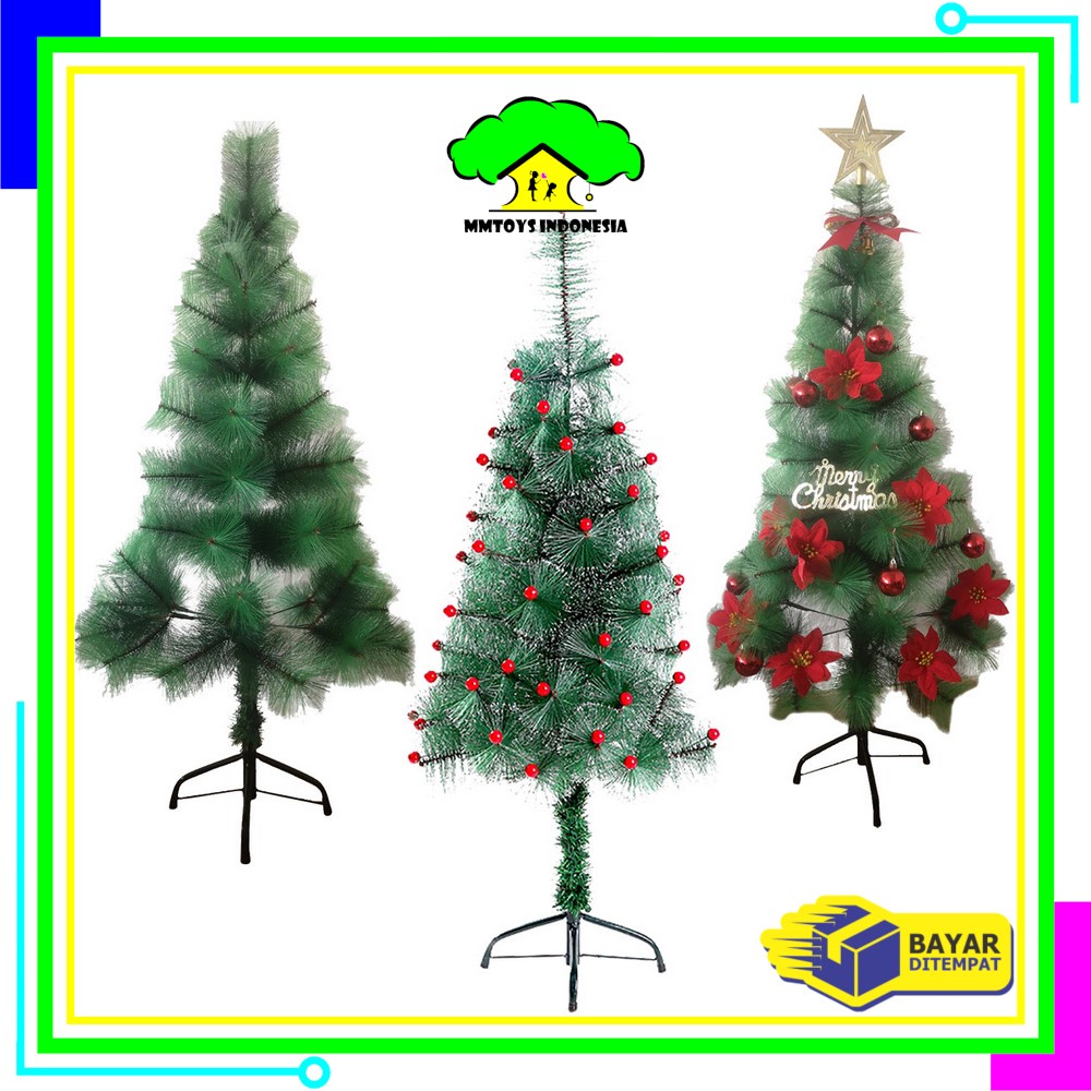 Jual MI-C208 Pohon Natal 120CM 4F / Christmas Tree Jarum / Dekorasi ...