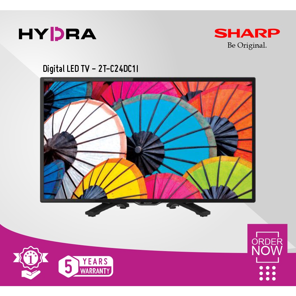 Jual SHARP LED TV 24 Inch LC-24DC1I Digital TV Murah | Shopee Indonesia
