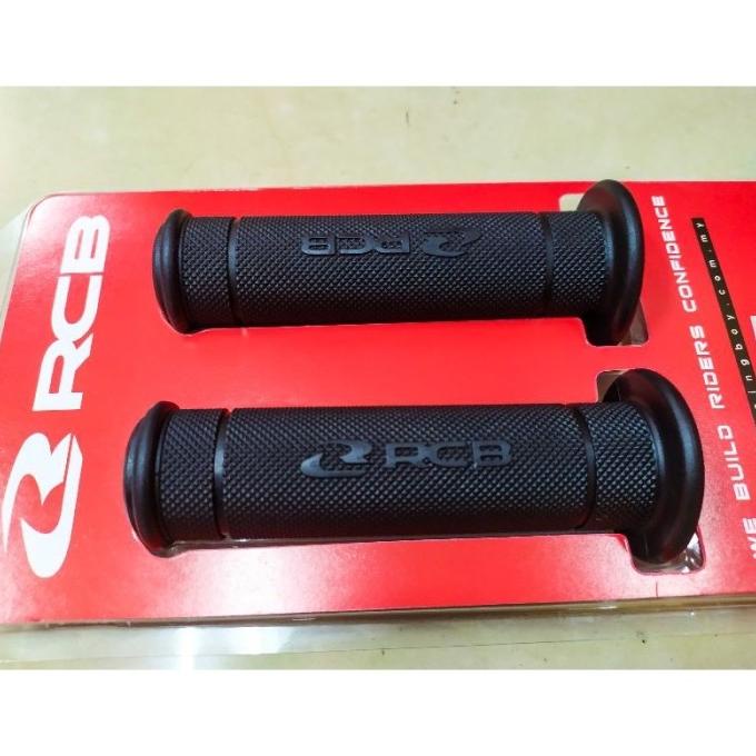 Jual Hand Grip Handgrip Rcb Original Model Garis Hitam Motor Universal ...