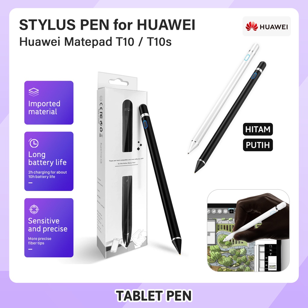 Jual Huawei MatePad T10 T10s 10.1 inch 2020 Smart Stylus Pen Tablet ...