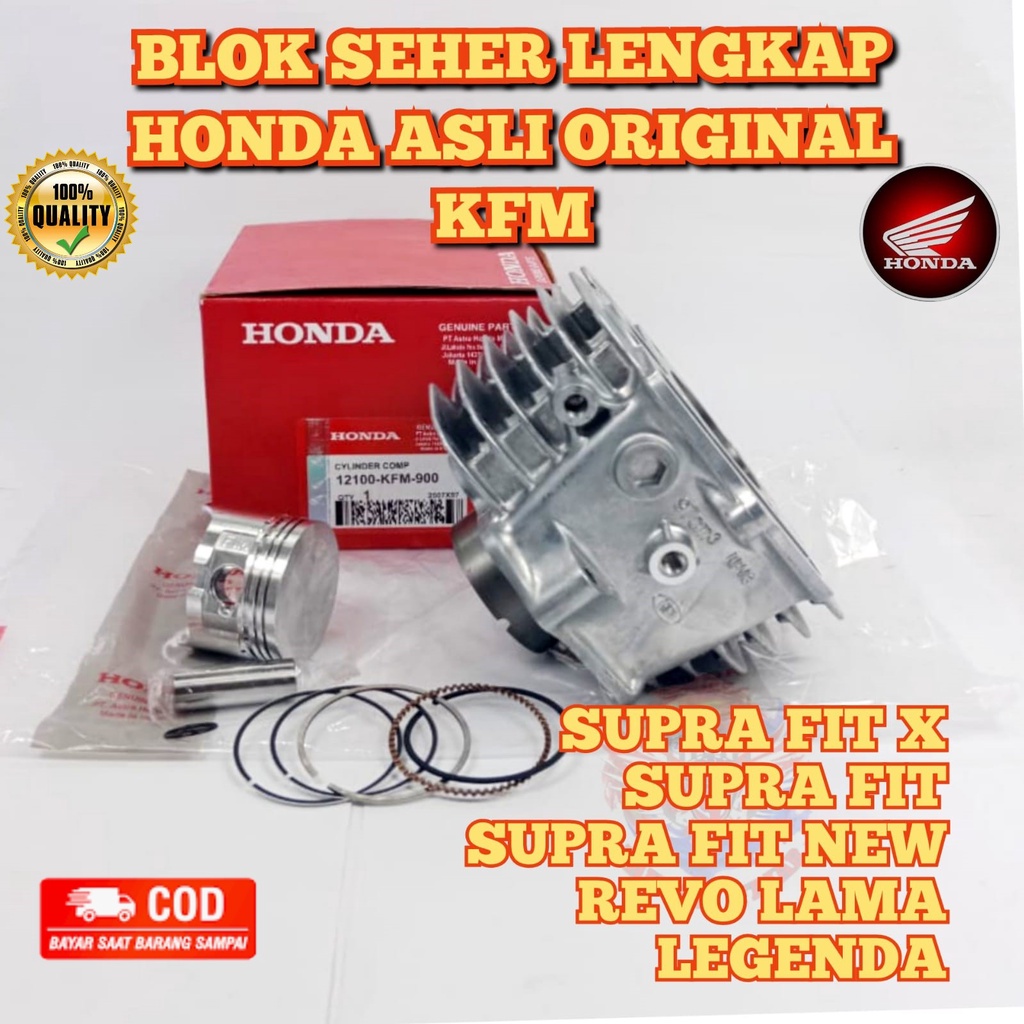 Jual BLOK SEHER HONDA KFM LEGENDA SUPRA FIT SUPRA FIT NEW REVO LAMA SUPRA FIT X BLOCK SEHER ...