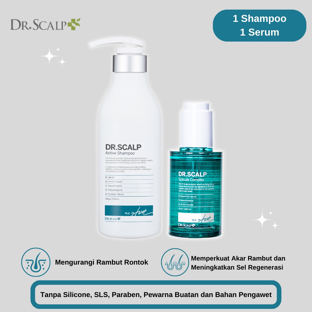 Jual Dr Scalp - Starter Bundle - Dr.Scalp Active Shampoo & Spicule ...
