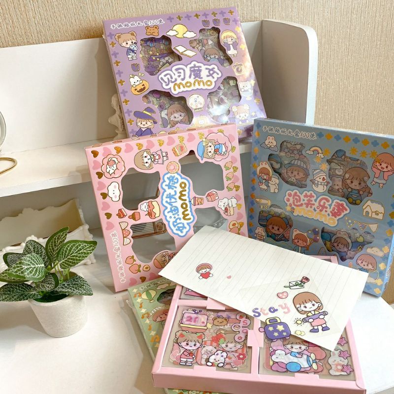 Jual stiker lucu isi 100 lembar waterpoof anti air stiker unik sticker ...