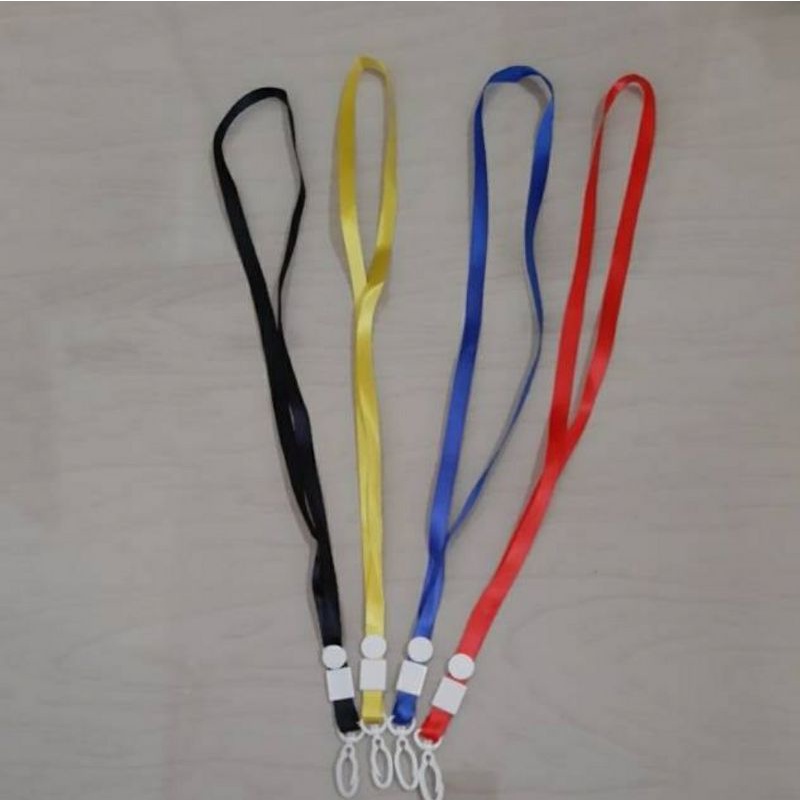 Jual Tali Id Card cangkol kancing Plastik lanyard name tag | Shopee ...