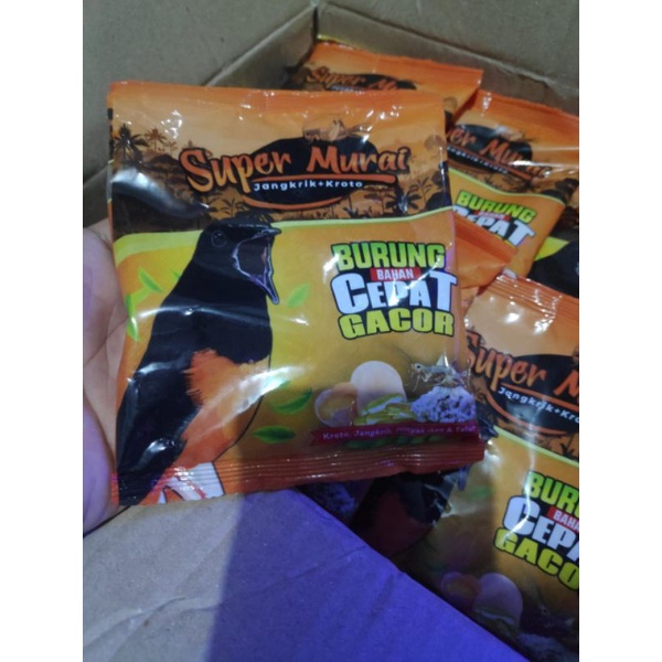 Jual SUPER MURAI bird food untuk murai jangkrik&kroto | Shopee Indonesia