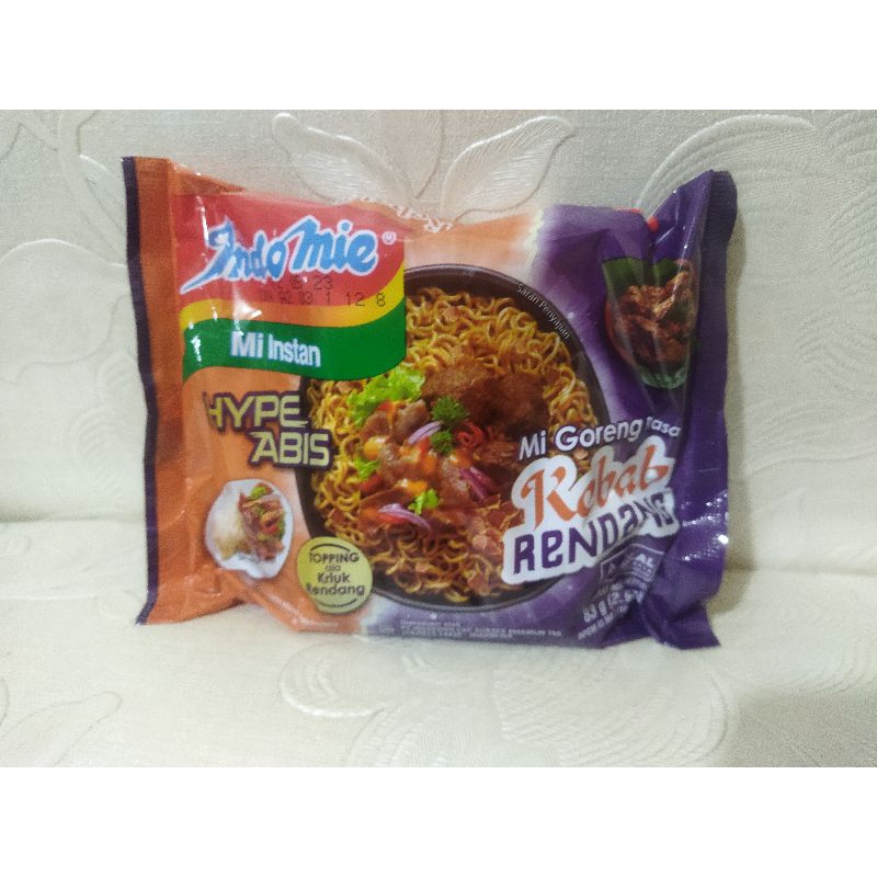 Jual INDOMIE HYBE ABIS KEBAB RENDANG 1 PCS 83 GRAM / MIE INDOMIE KEBAB ...
