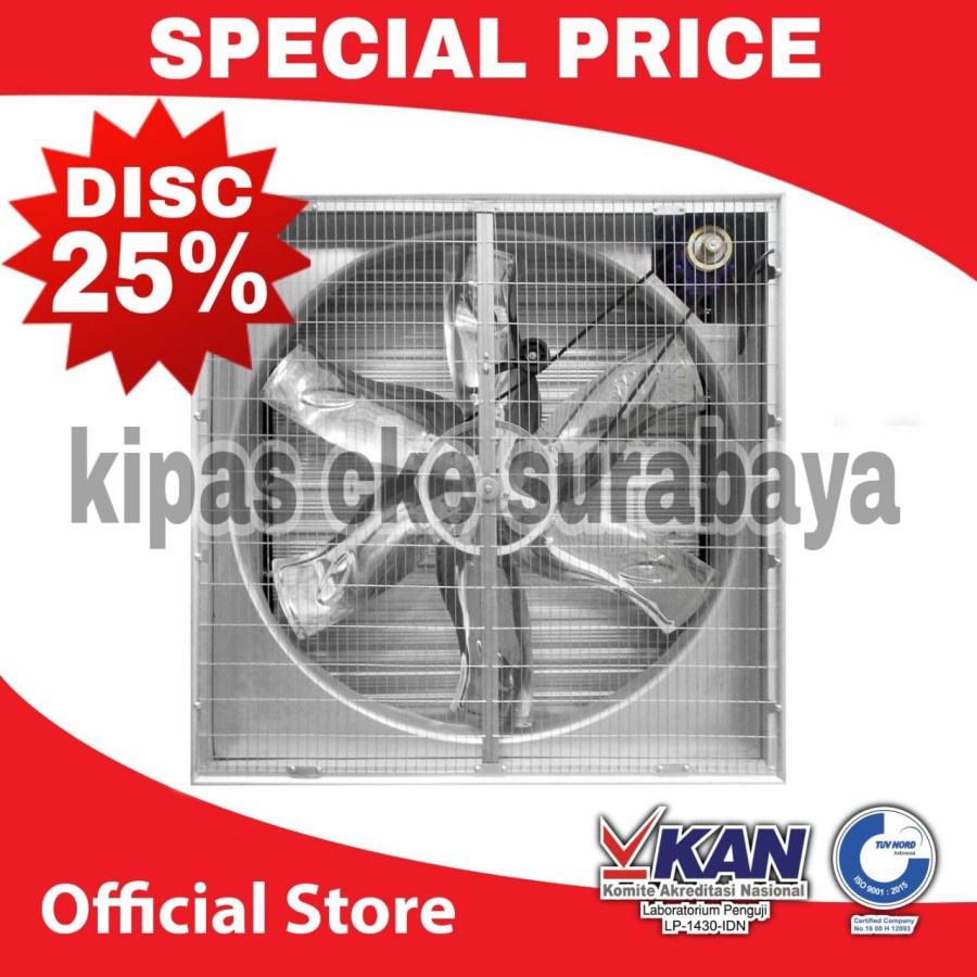 Jual CKE Box Fan AFL-FBD(J)-1530/3-FB 56 Inch Exhaust Blower Kipas ...