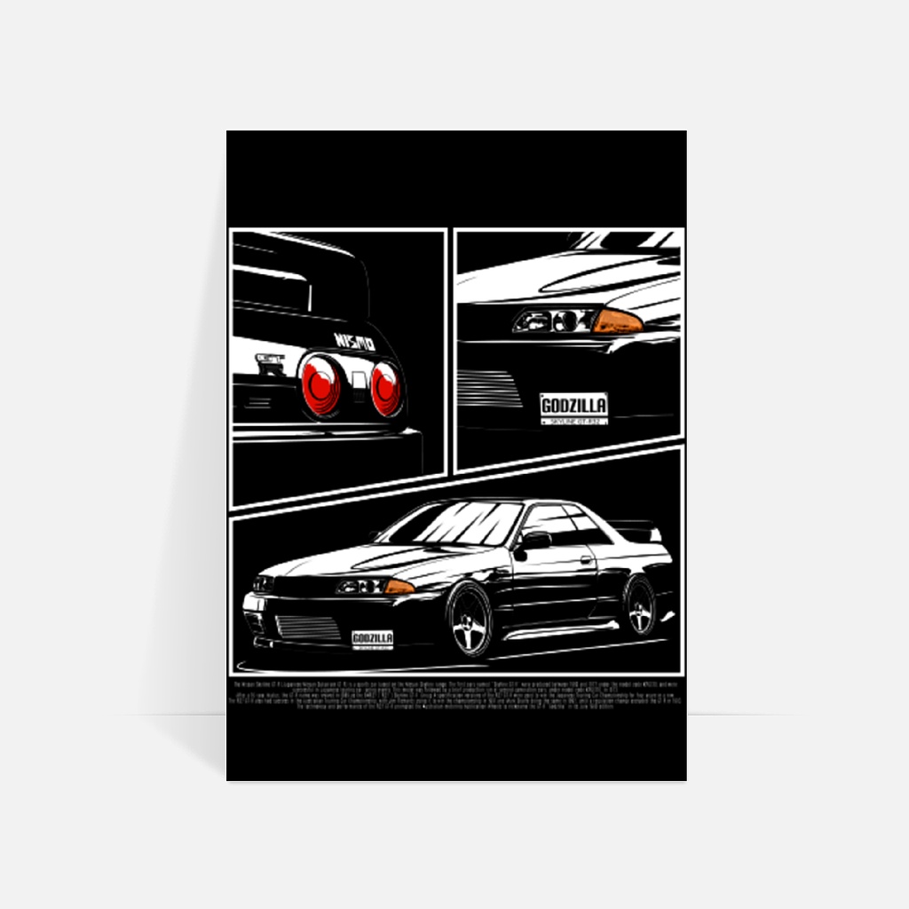 Jual Small Poster JDM Legends skyline gtr r32 | Shopee Indonesia