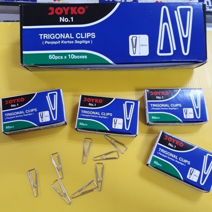 Jual [PER PACK] PAPER CLIP / PAPER KLIP / PENJEPIT KERTAS TRIGONAL NO ...