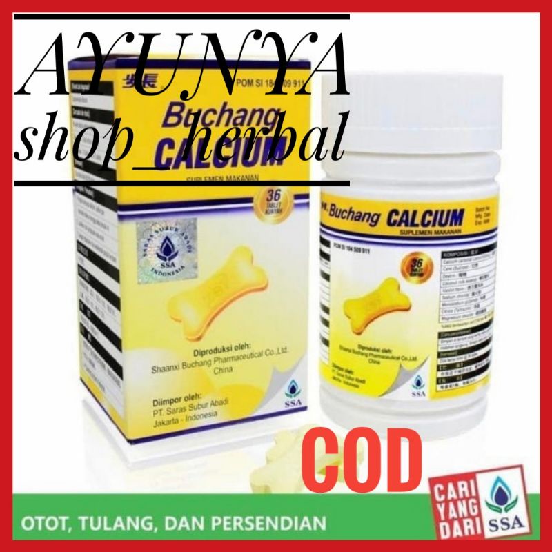 Jual BUCHANG CALCIUM ( bpom ) Suplemen Penguat Tulang Suplementasi ...