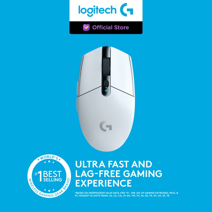 Jual Logitech G304 Lightspeed Mouse Gaming Wireless Sensor 12K DPI ...