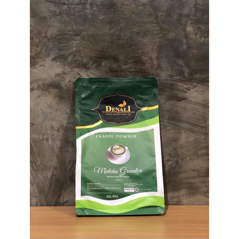 Jual BUBUK DENALI MATCHA GREENTEA | POWDER MACA GREEN TEA 800 gr ...
