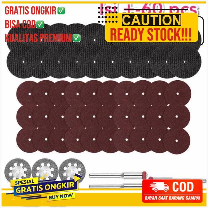 Jual Mata Potong Mini Grinder Set 60 Pcs Mata Cutting Disc Die Grinder ...