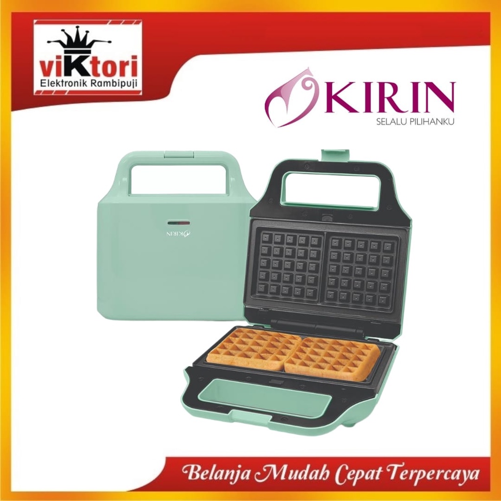 Jual WAFFLE TOASTER KIRIN KWT400S / WAFFLE MAKER / MESIN PEMBUAT WAFFLE ...