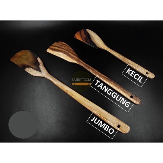 Jual SOLET KAYU SONO KELING KECIL UK.30 CM alat masak dari kayu ...