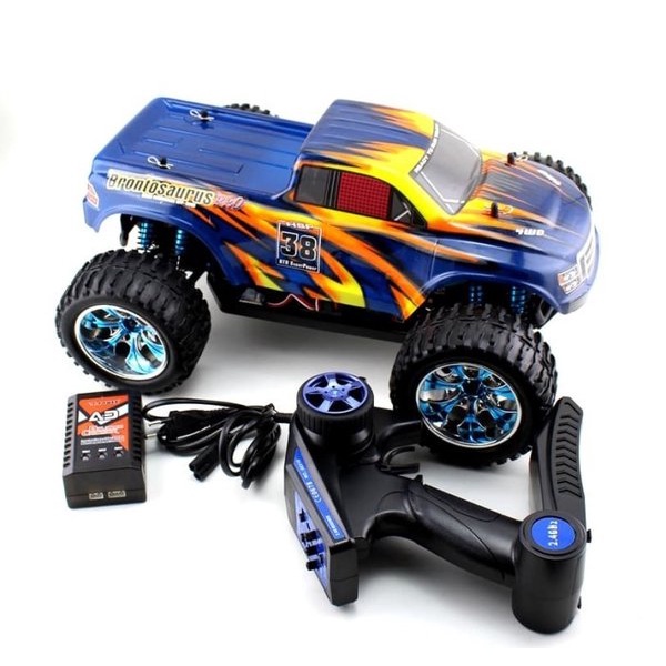 Jual rc car HSP brontosaurus 94111 1/10 scale electric monster truck ...