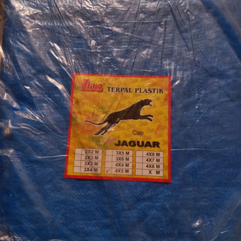 Jual Terpal Plastik Tenda Biru Jaguar | Shopee Indonesia