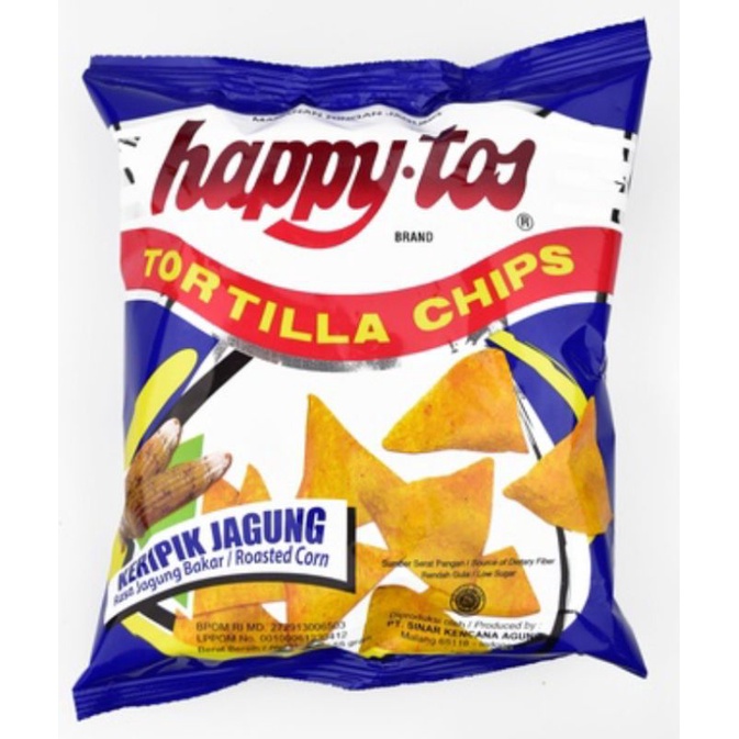 Jual Happy Tos Tortilla Chips Biru 55gr | Shopee Indonesia