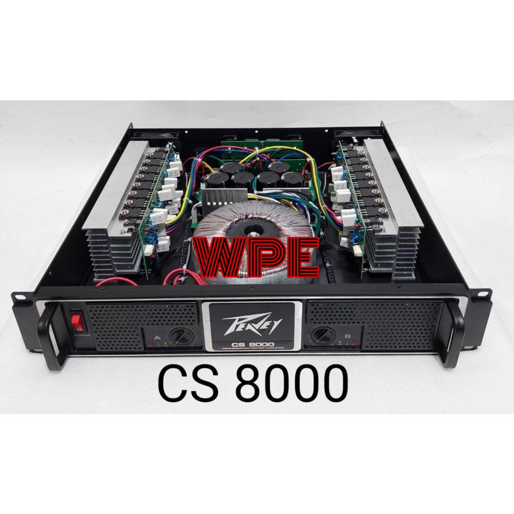 Jual power amplifier peavey cs8000 peavey cs 8000 2 channel 1650watt ...