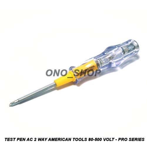 Jual Test Pen AC Mini 2 Way American Tools 80-500 Volt - Pro Series ...