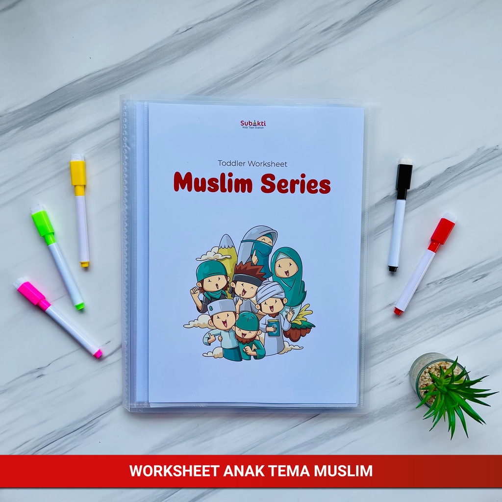 Jual SUBAKTI Worksheet Anak Tema Muslim untuk Usia Mulai dari 3 Tahun ...