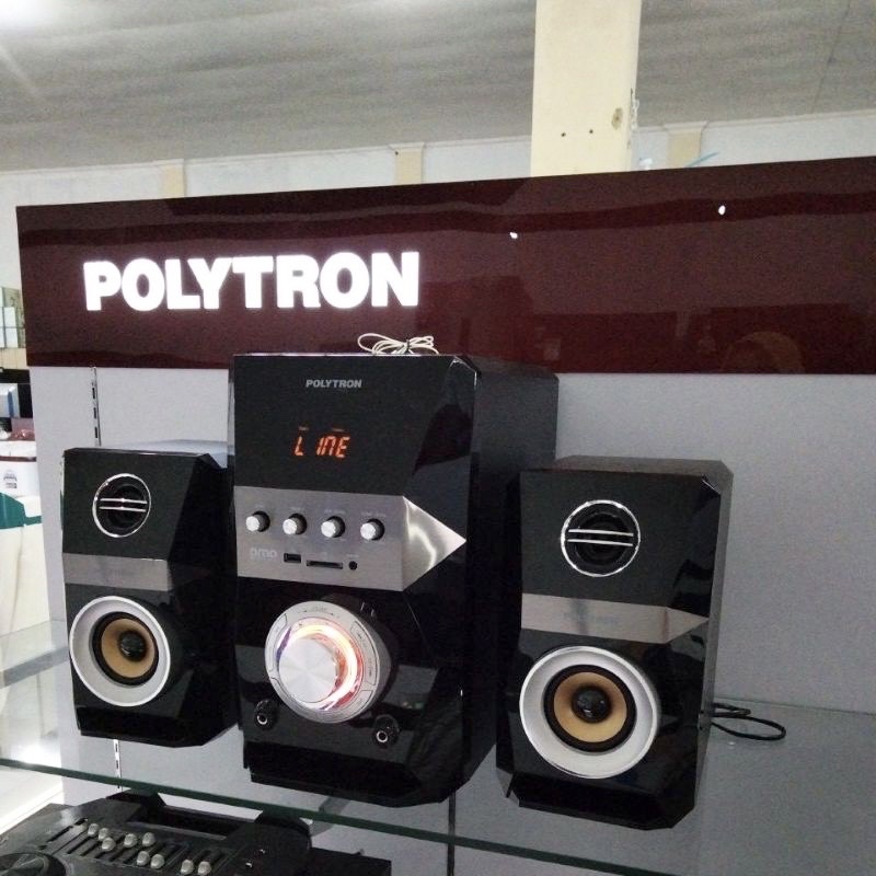 Jual Speaker aktif Polytron PMA 9522 Radio FM, bisa karaoke, USB ...