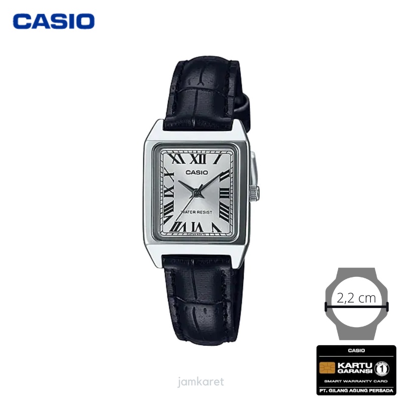 Jual JAM TANGAN WANITA CASIO LTP-V007L-7B1 ORIGINAL - LTPV007L HITAM ...