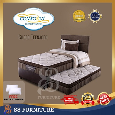 Jual SpringBed Comforta Sorong Latex SUPER TEENAGER Set Spring Bed ...