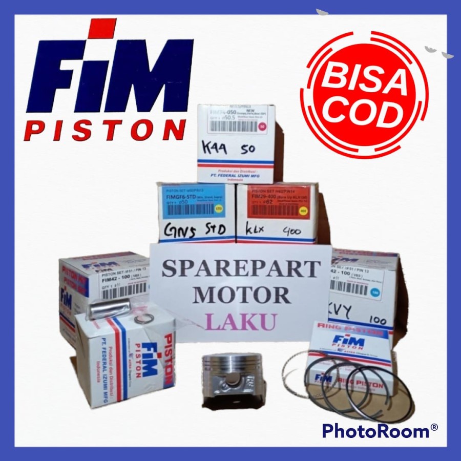 Jual piston kit / seher paket Karisma / Kph FIM os std 25 50 75 100 150 ...