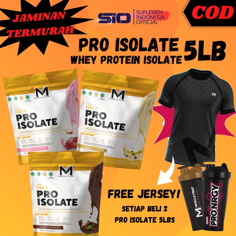 Jual (TERMURAH 5LBS) MUSCLE FIRST PRO ISOLATE 5LBS GOLD SERIES ...
