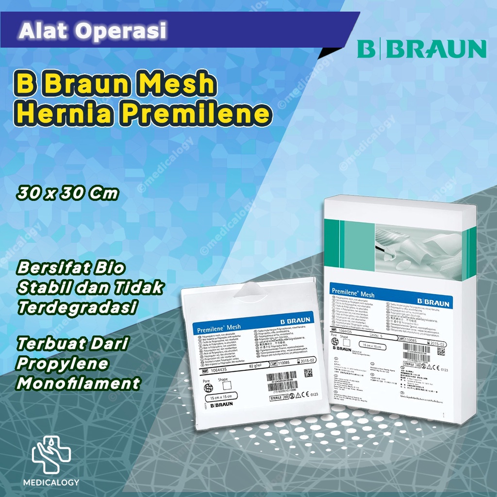 Jual B Braun Premilene Mesh 30 x 30 cm Untuk Operasi Hernia | Shopee ...