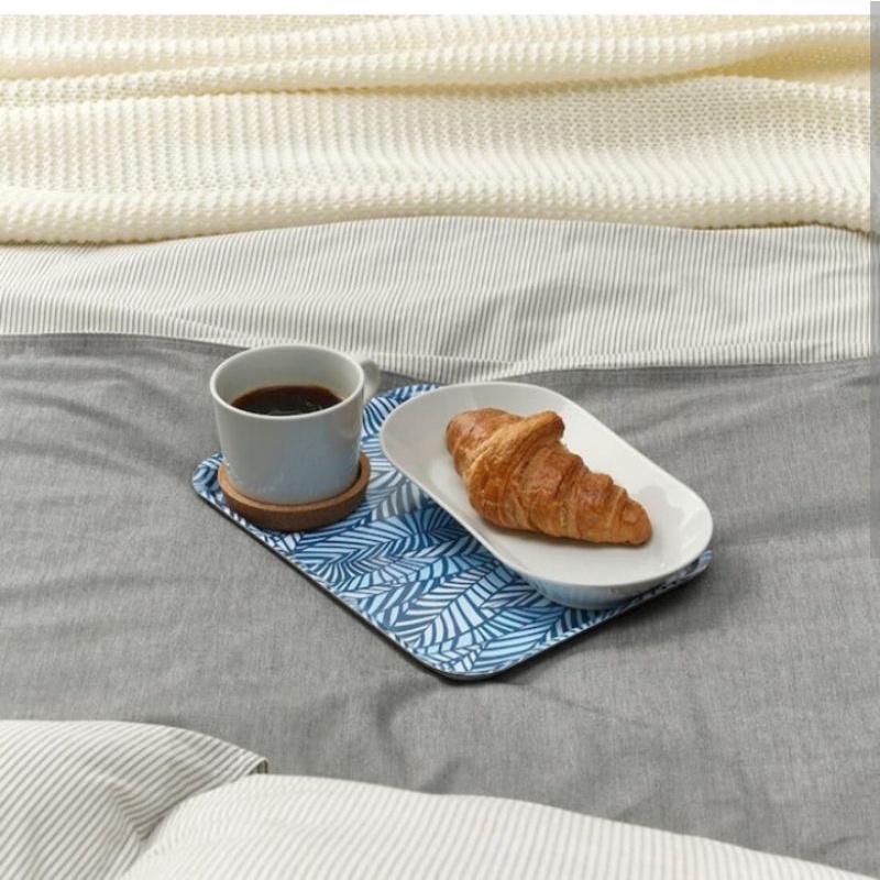 Jual Ikea mini tray nampan kopi teh cookies baki kecil 20 x 28 cm biru ...