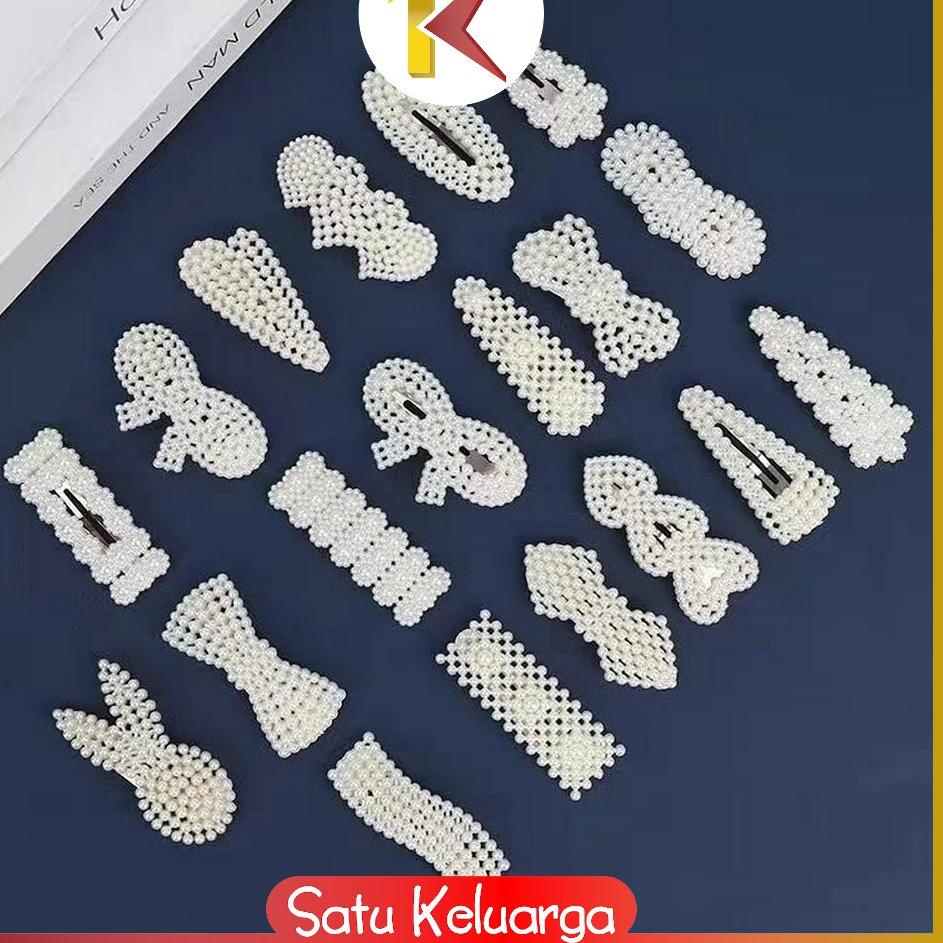 Jual SK-C269 Jepit Rambut Mutiara 20IN1 Hair Pin Korea Style Clip ...