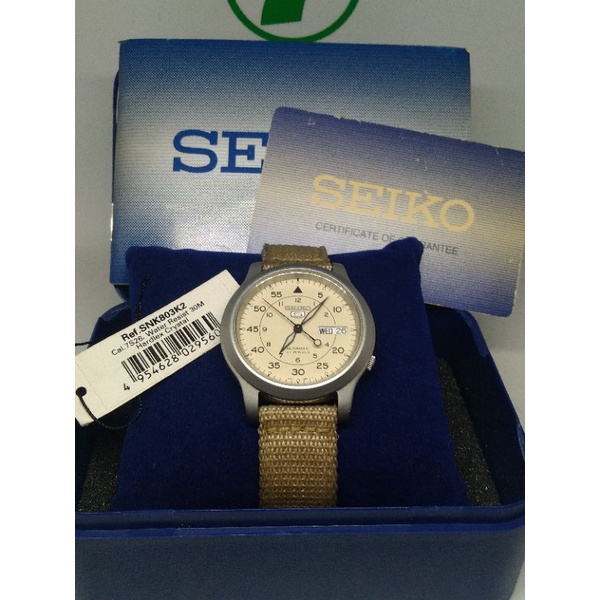 Jual Seiko 5 military SNK803 automatic original | Shopee Indonesia