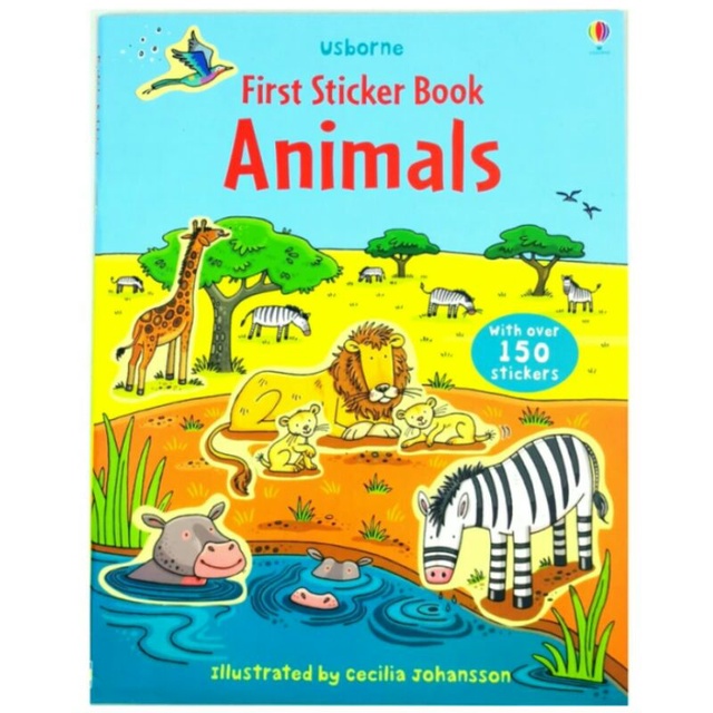 Jual Usborne first sticker book / Buku sticker anak / Buku Usborne ...