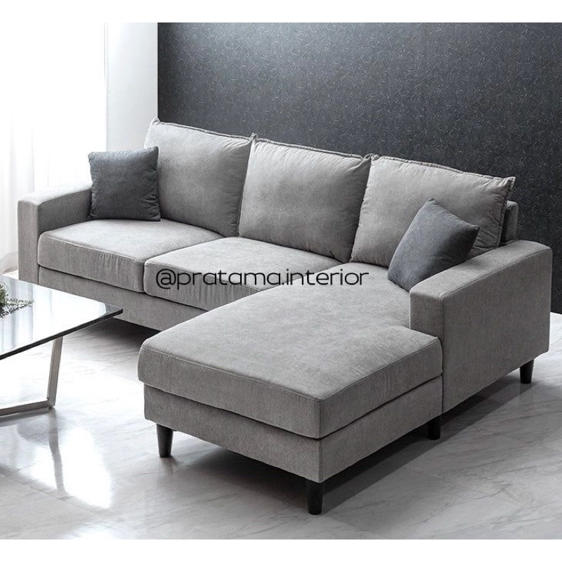Jual Best Seller Sofa L / Sofa L Minimalis / Sofa Ruang Tamu / Sofa Pratama | Shopee Indonesia