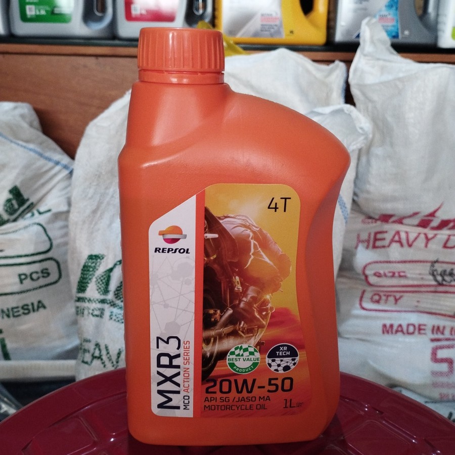 Jual Oli Repsol MXR3 20W/50 1 liter | Shopee Indonesia