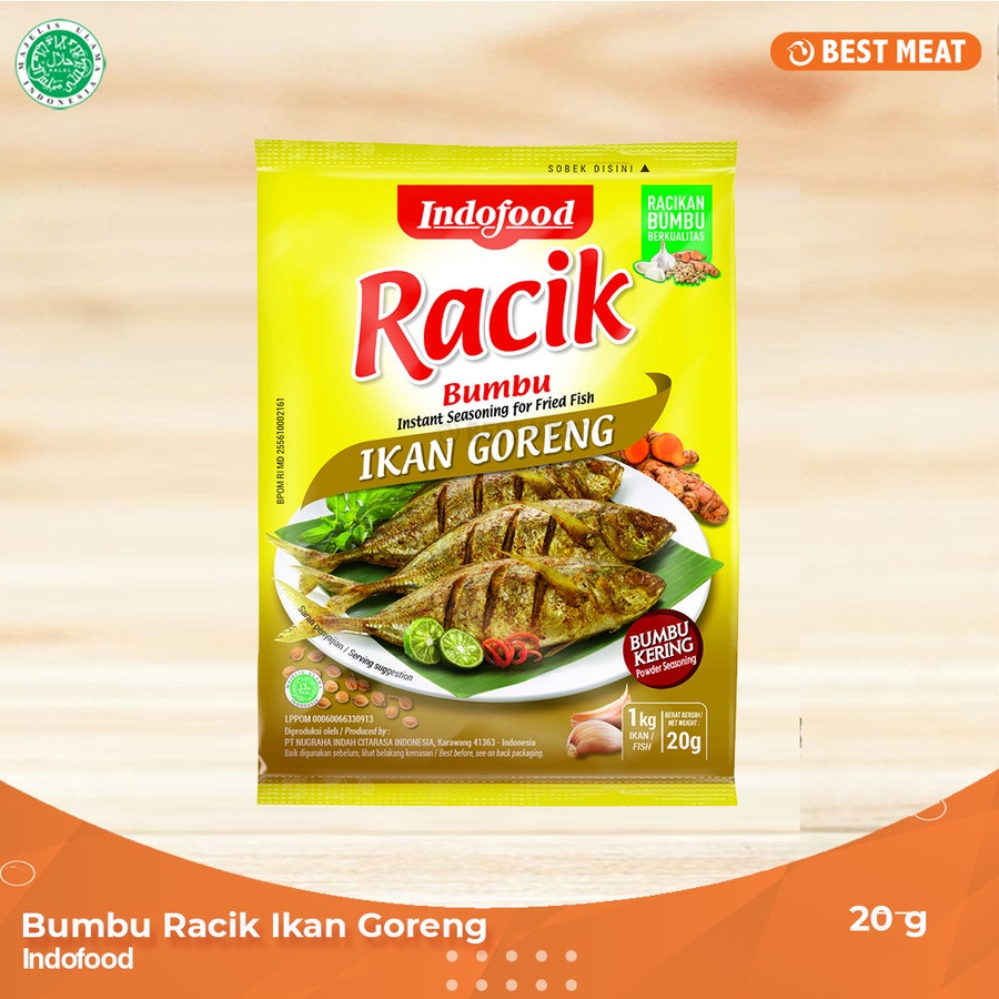 Jual Bumbu Racik Indofood Ikan Goreng 20g | Shopee Indonesia
