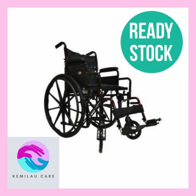 Jual Kursi Roda GEA YJ-023E Steel Wheelchair Alat Bantu Duduk YJ 023 E ...