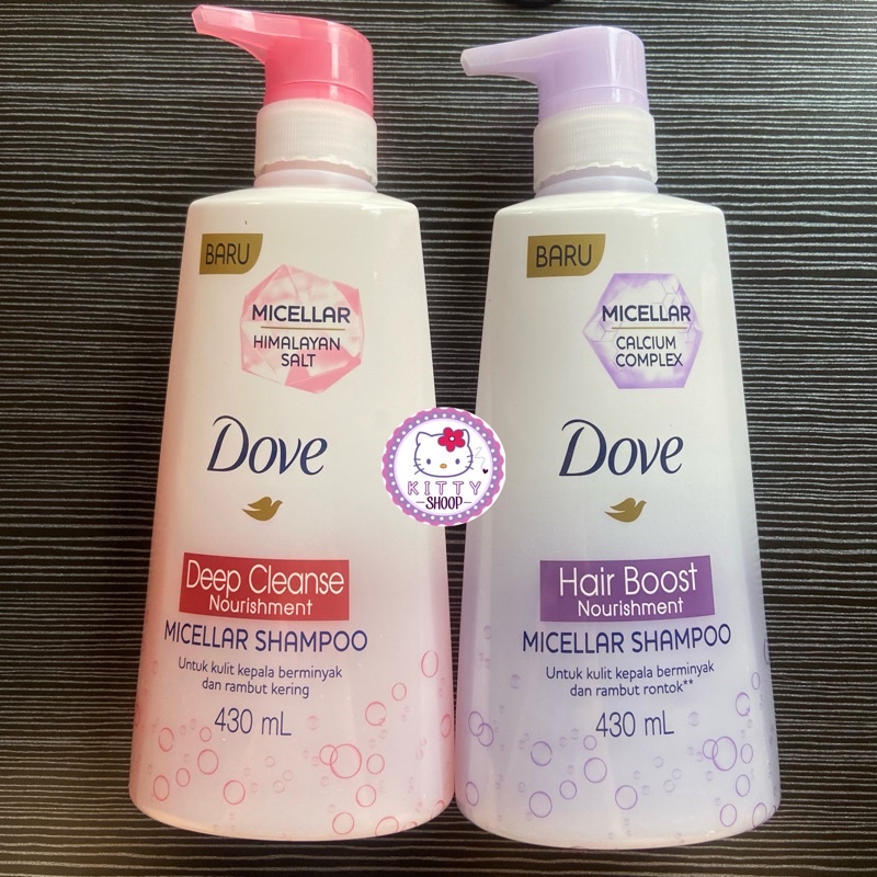 Jual Dove Micellar Shampoo Hair Boost Nourishment Perawatan Rambut ...