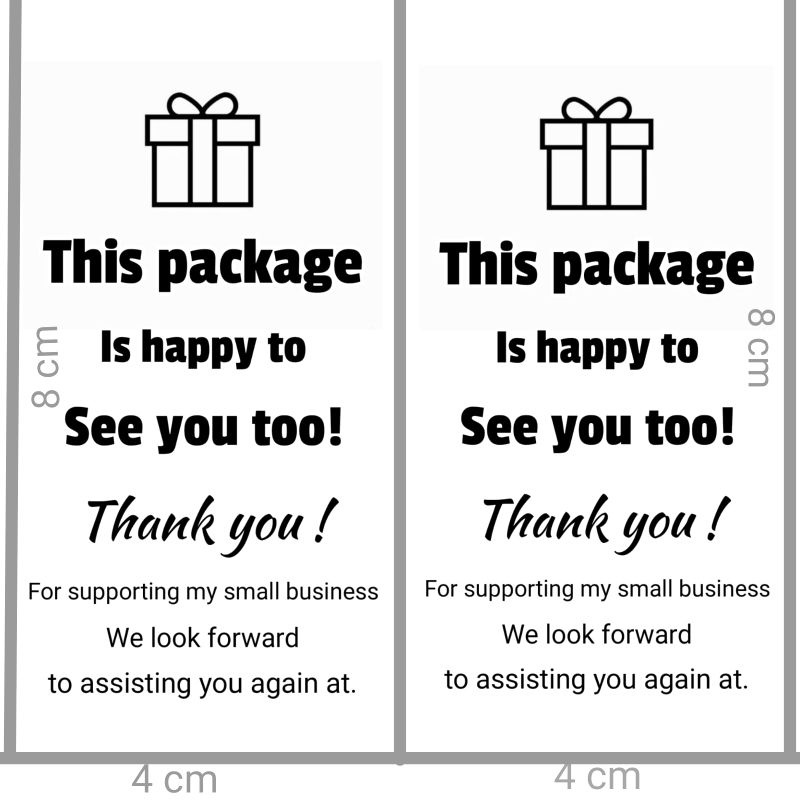 Jual KIYOWO STICKER SEGEL BOX/STICKER PACKING ONLINE SHOP/STICKER BOX ...