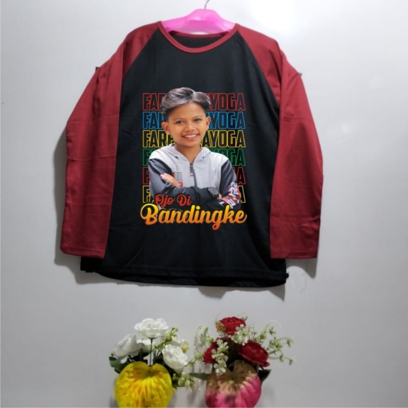 Jual Kaos Farel Prayoga Tangan Panjang OJO DIBANDINGKE Kombinasi Warna ...