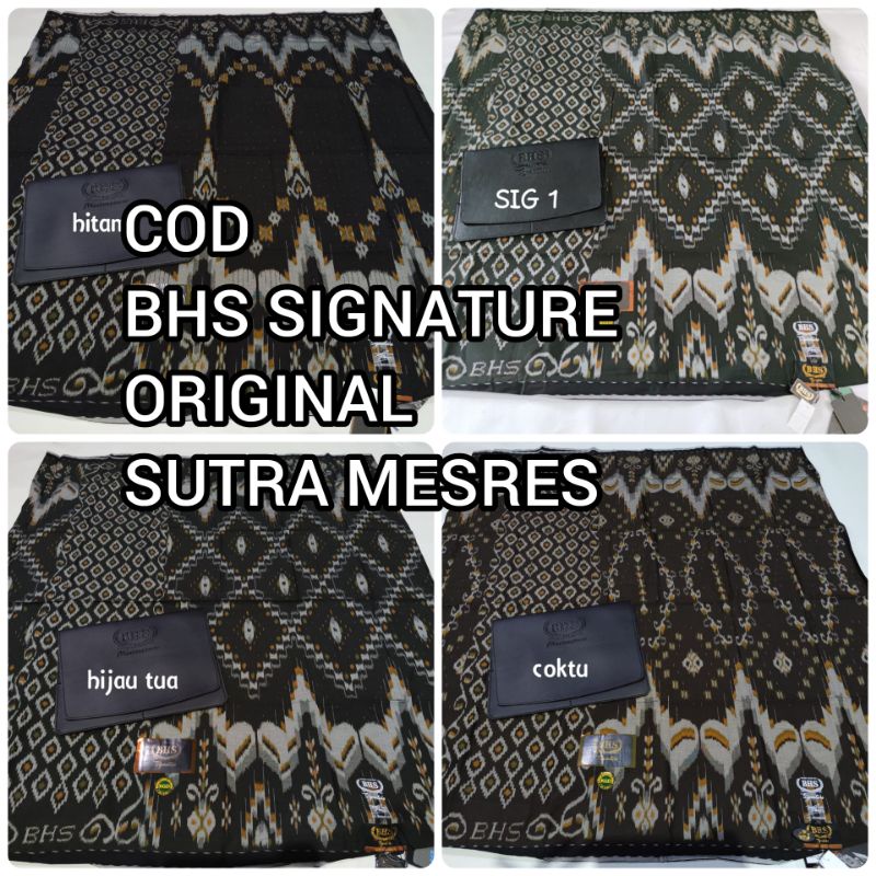 Jual Pusat SARUNG BHS ORIGINAL SIGNATURE KGD GOLD SUTRA MESRES | Shopee ...