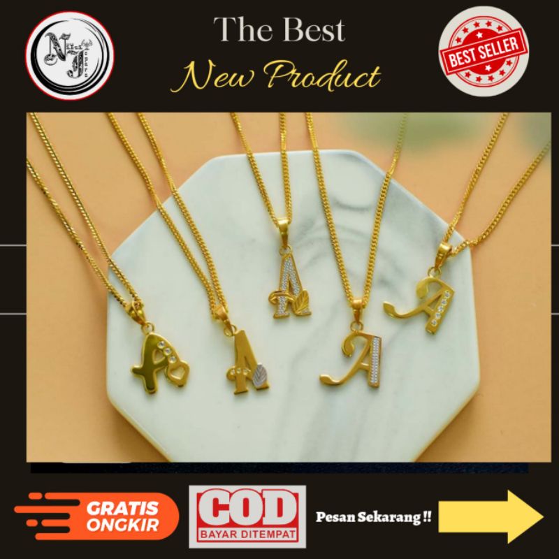 Jual Inisial Nama Lapis emas | Shopee Indonesia