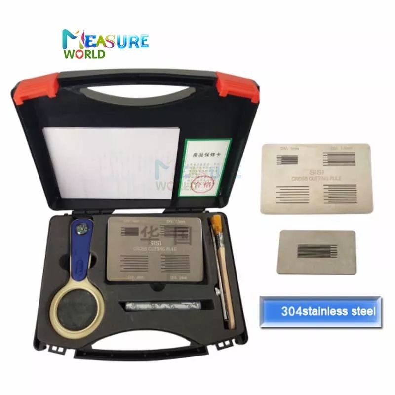 Jual 4 In 1 SISI Cross-Cut Tester Set Paint Film Adhesion Test Board ...