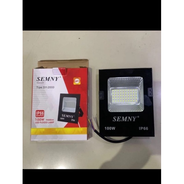 Jual lampu tembak led sorot led floodlight outdoor 100watt 100 watt ...