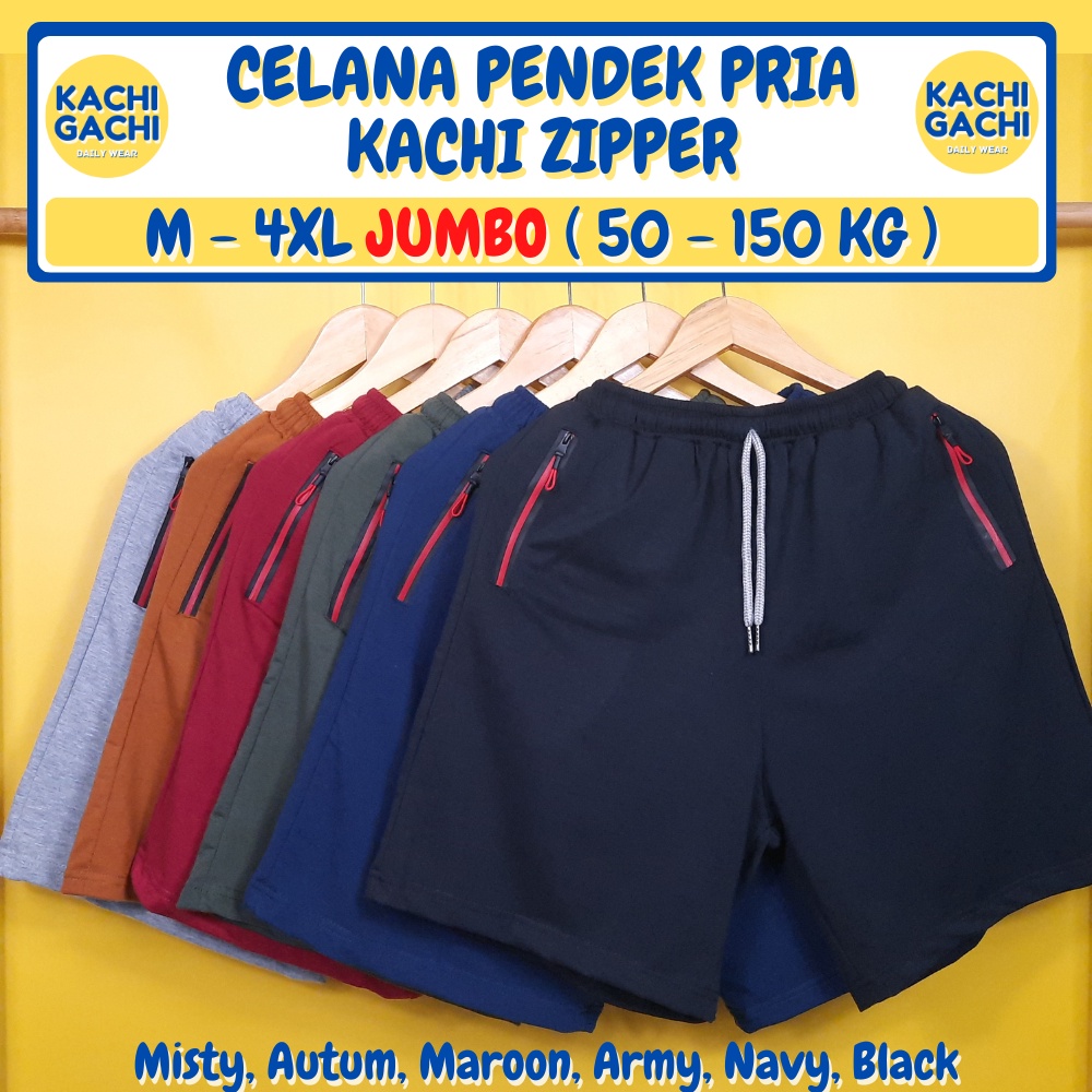 Jual Celana Pendek Pria Jumbo / Celana Kolor Pria Santai / Short Pants Pria Big Size - Kachi Red ...